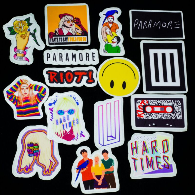 Paramore Waterproof Laminated Stickers (per piece) | Shopee Philippines