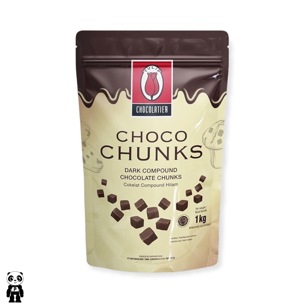 Tulip Choco Chunks 1Kg Dark Chocolate Compound | Shopee Philippines