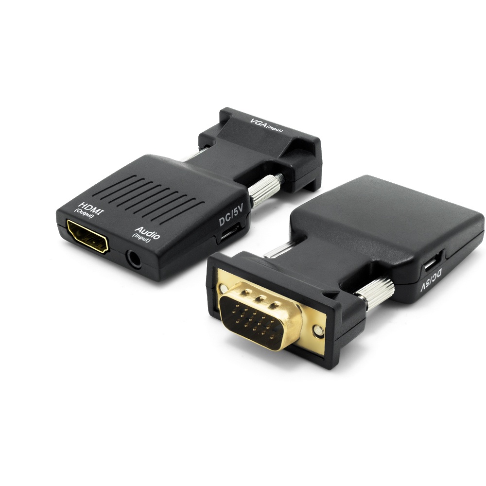 VGA to HDMI Cable Video Out 1080p Full HD Dongle Adapter for Monitor ...