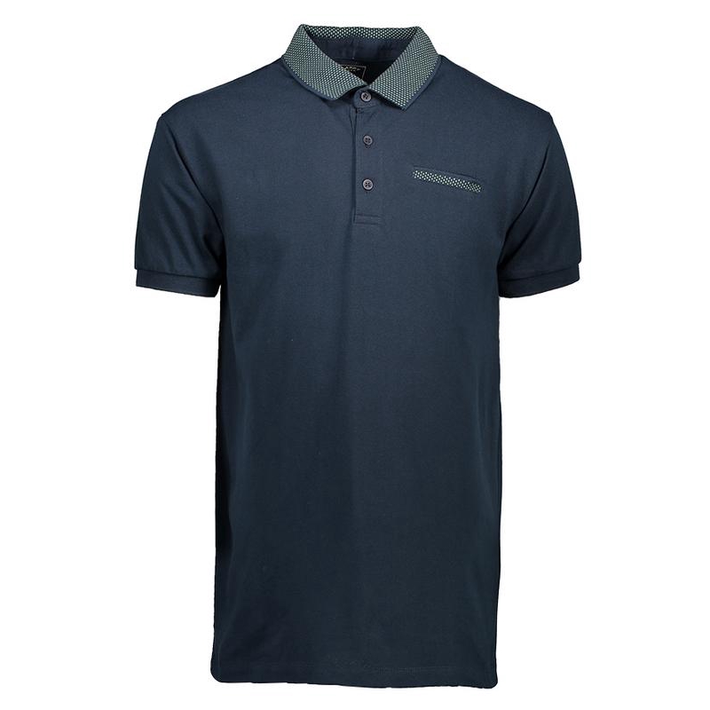 BENCH/ Polo Shirt with Pocket - Dark Navy Blue | Shopee Philippines