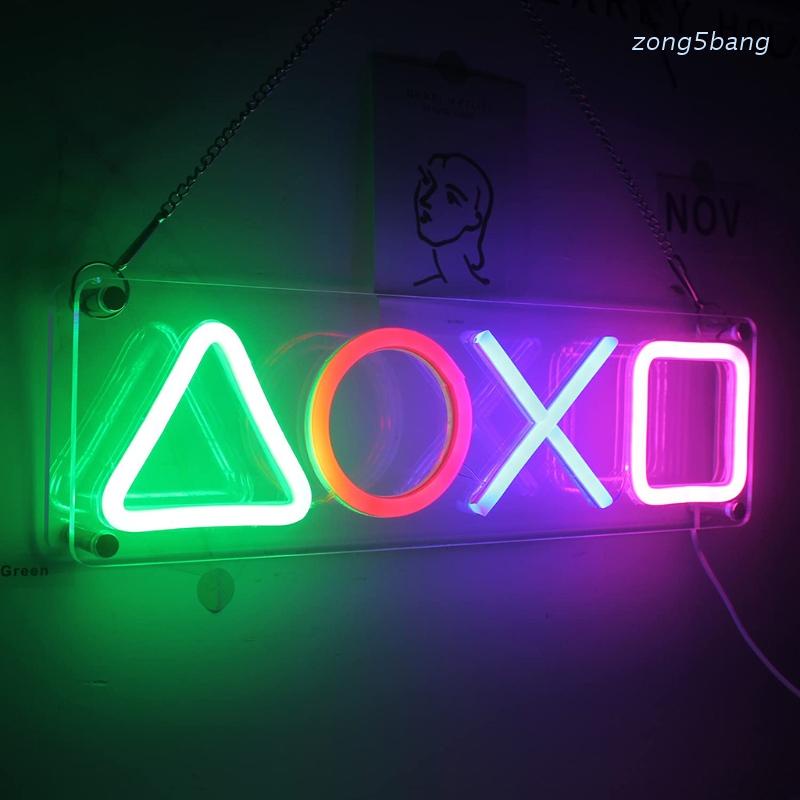 zong Neon Sign LED Gaming Neon Light for Waterproof Icon Bedroom Wall ...