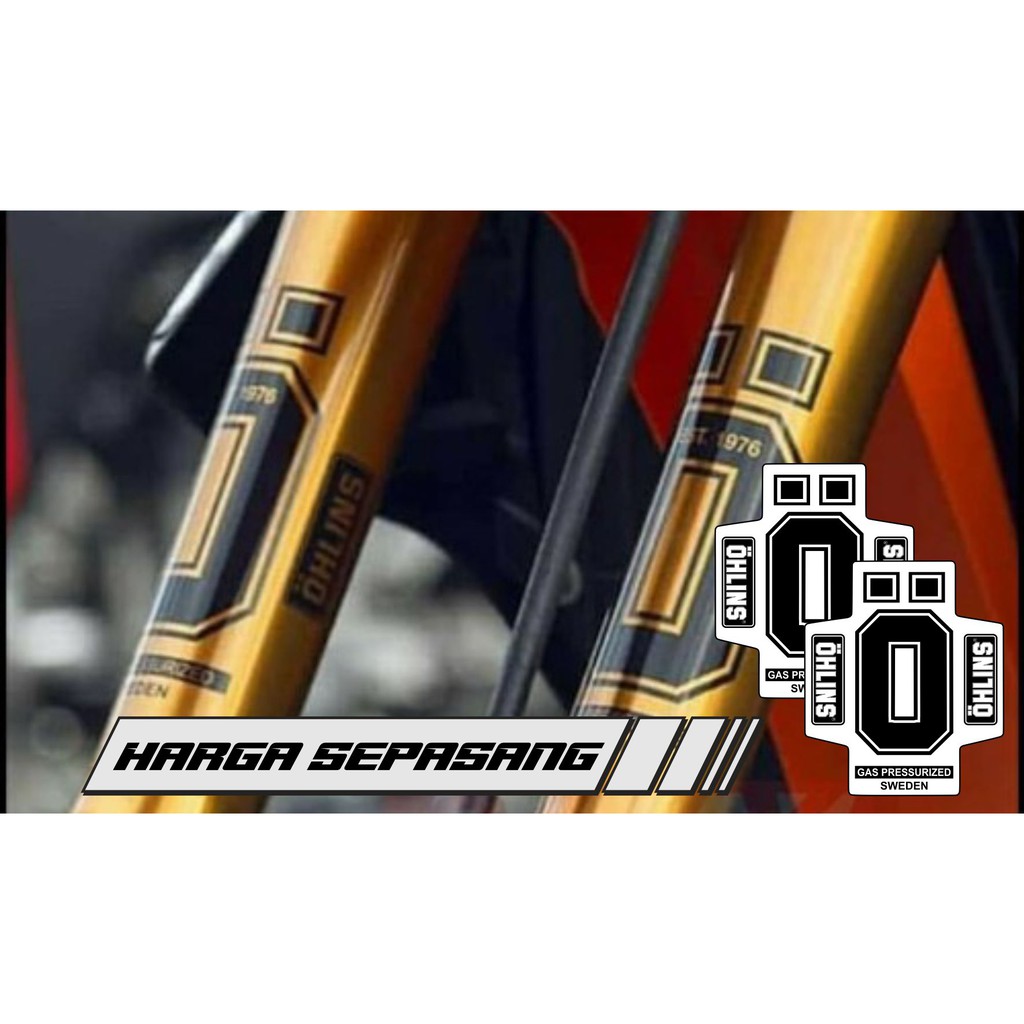 Ohlins Front shock Sticker | Shopee Philippines