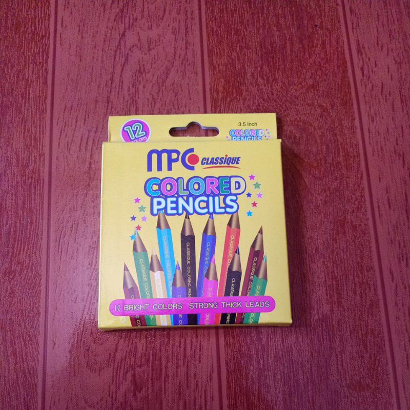 Colored pencils short and long 12 colors (MPC/Click brand) | Shopee ...