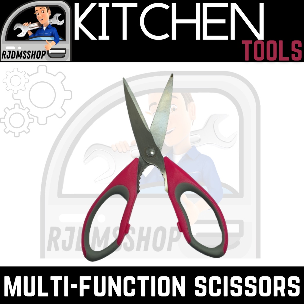 Rjdmsshop Stainless Steel Scissors K-36 All Purpose Sheers | Shopee ...