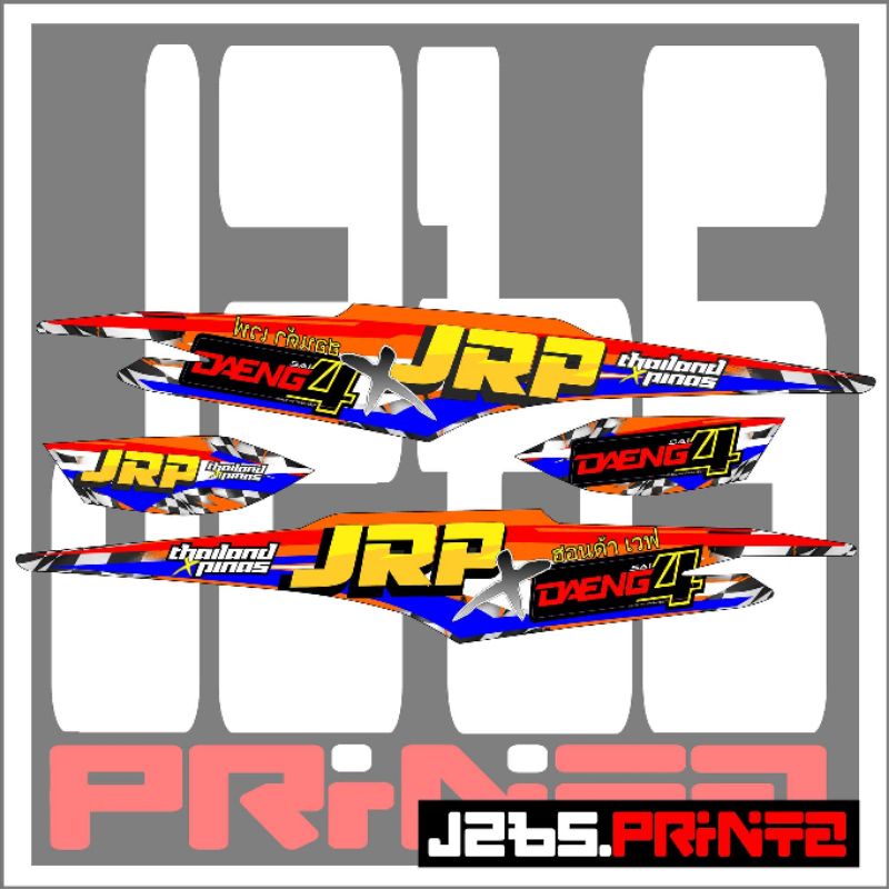 Wave 100 decals jrp x daeng | Shopee Philippines