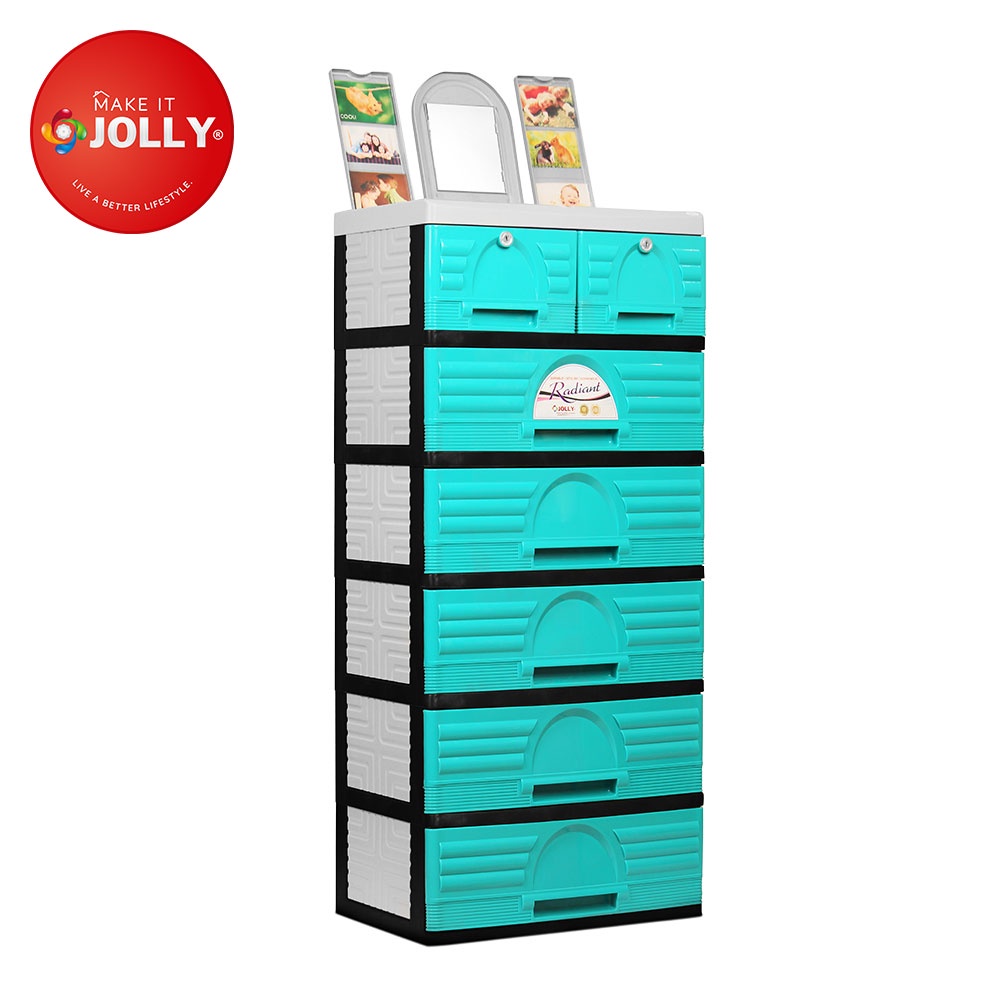 JOLLY PLASTIC Radiant Drawer 6 Layer | Shopee Philippines