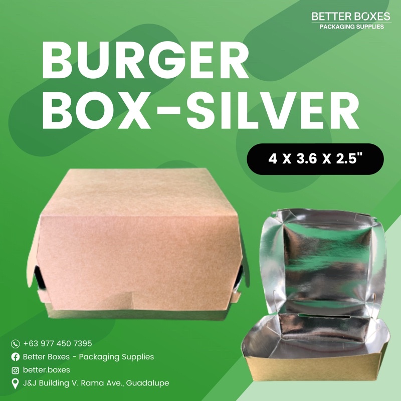 Burger Box (350cc & 500cc) and Hotdog Box (320cc) | Shopee Philippines