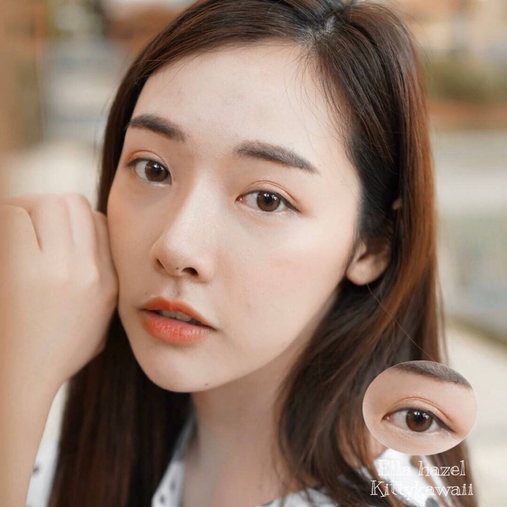 Kitty Kawaii 6 Months Mini Ella Hazel Contact Lens + Free Lens Case ...