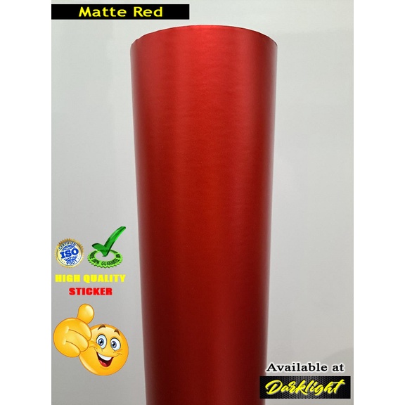 STICKER matte RED !!! High Quality !!! [[ Philippine Stock ]] | Shopee ...