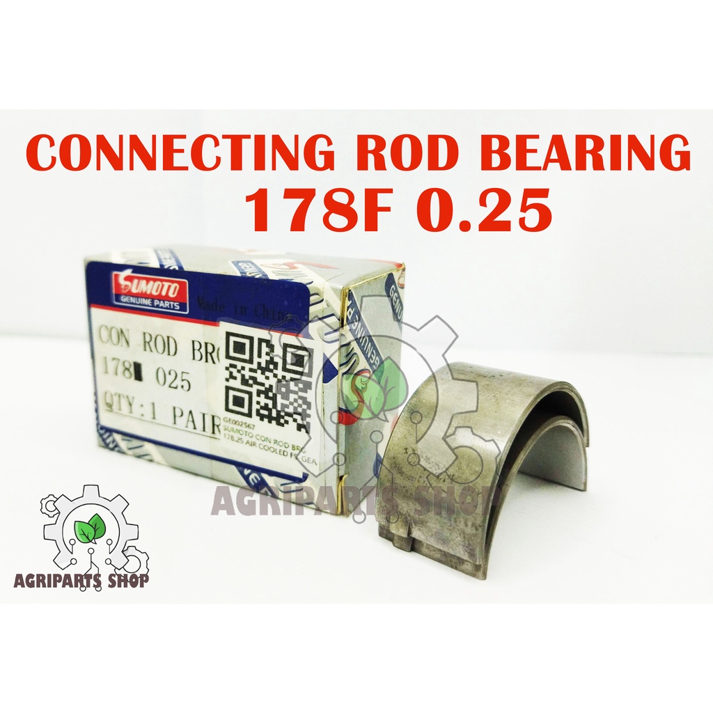 Connecting Rod Bearing 0.25 178F 178H 7HP Air Cooled Diesel Engine Crb ...