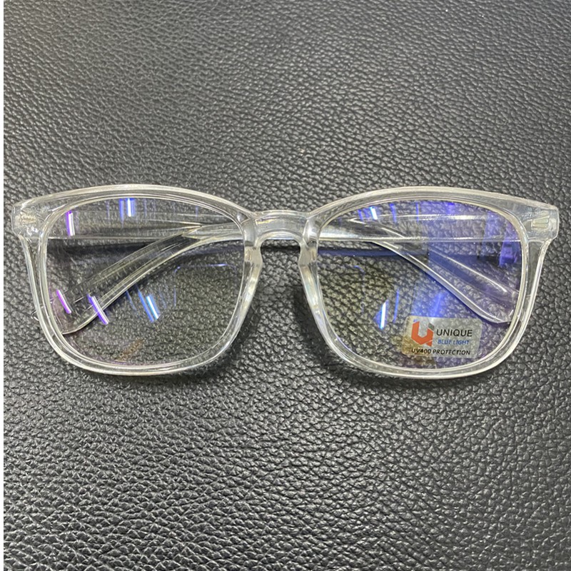 Unisex Square Anti Radiation Eyeglasses Computer Glasses Replaceable ...