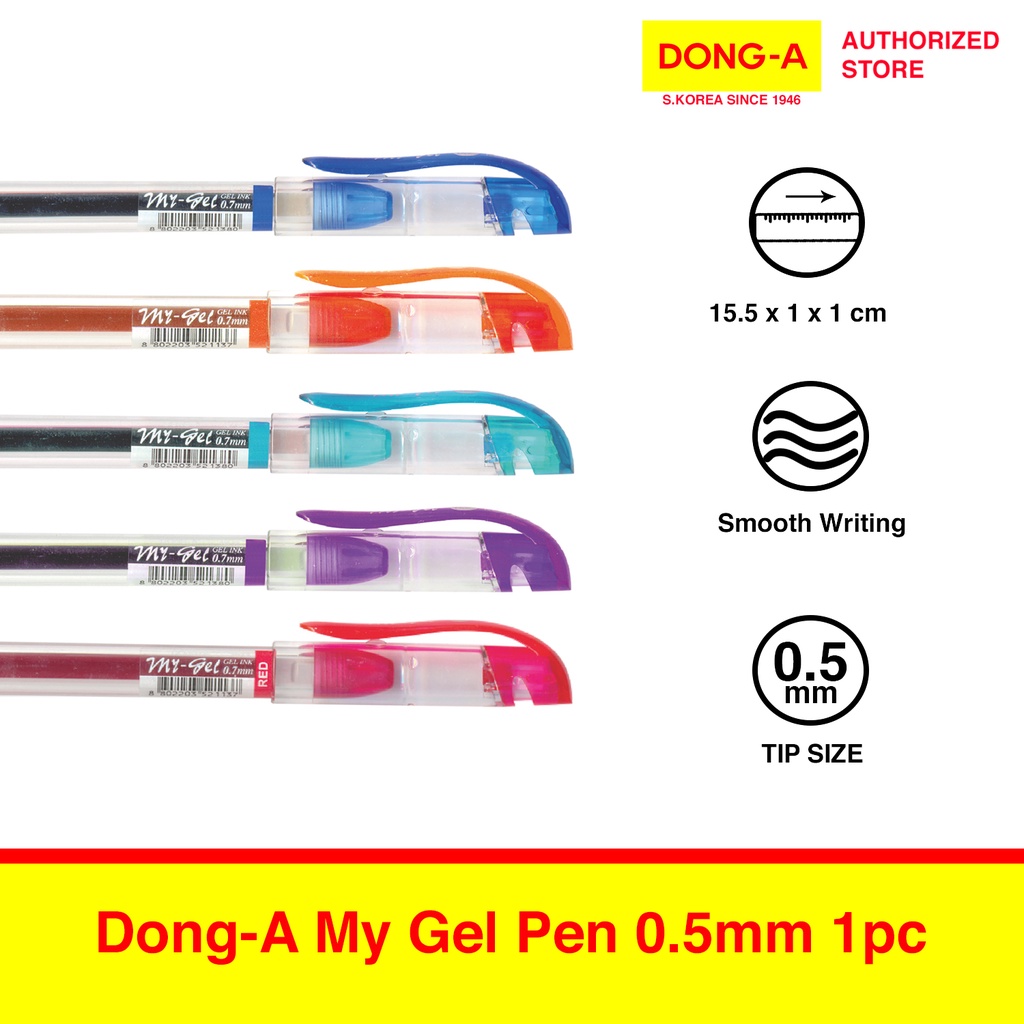 Dong-A My Gel Pen 0.5mm ( sold per piece ) | Shopee Philippines
