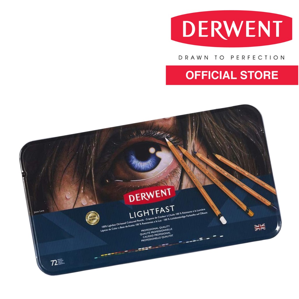 DERWENT Lightfast Coloured Pencils 72 Colors (2302722) | Shopee Philippines