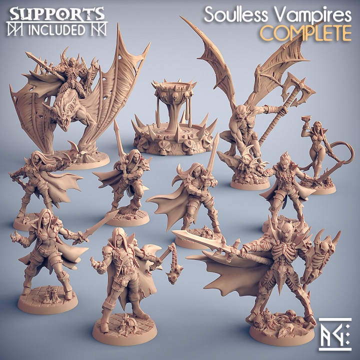 ARTISAN GUILD - Soulless Vampire Miniatures - Tabletop minis, Dungeons ...