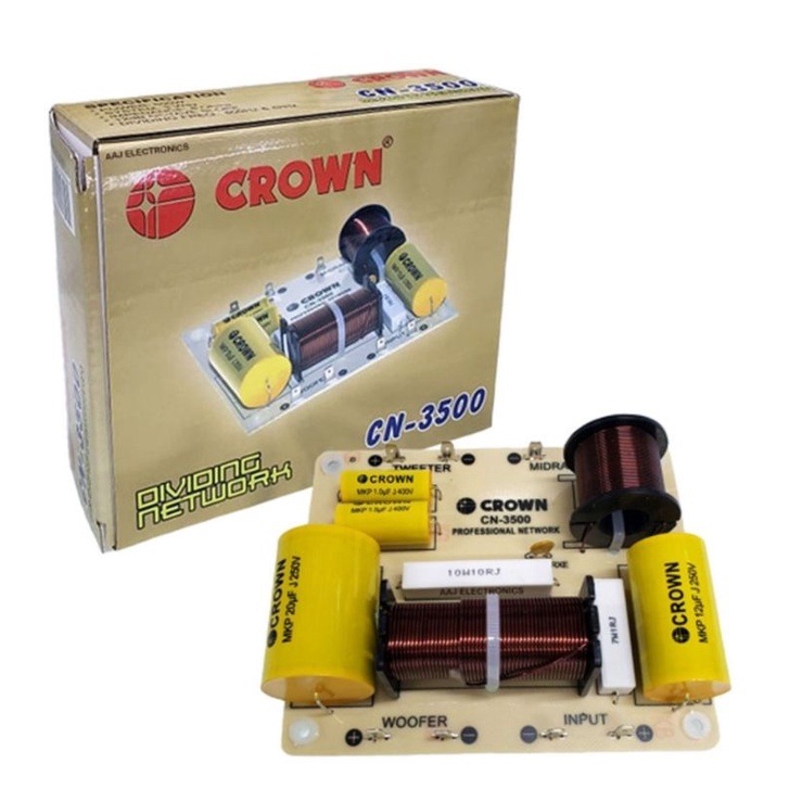 Crown CN-3500 3-Way Dividing Network ( 500 watts ) | Shopee Philippines