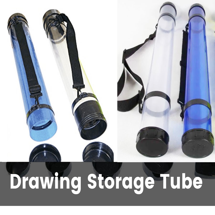 Transparent Drawing Tube Case Blueprint 94.5cm | Shopee Philippines