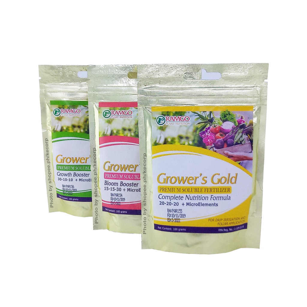 Grower's Gold Premium Soluble Plants Nurtrients Drip Irrigation or ...