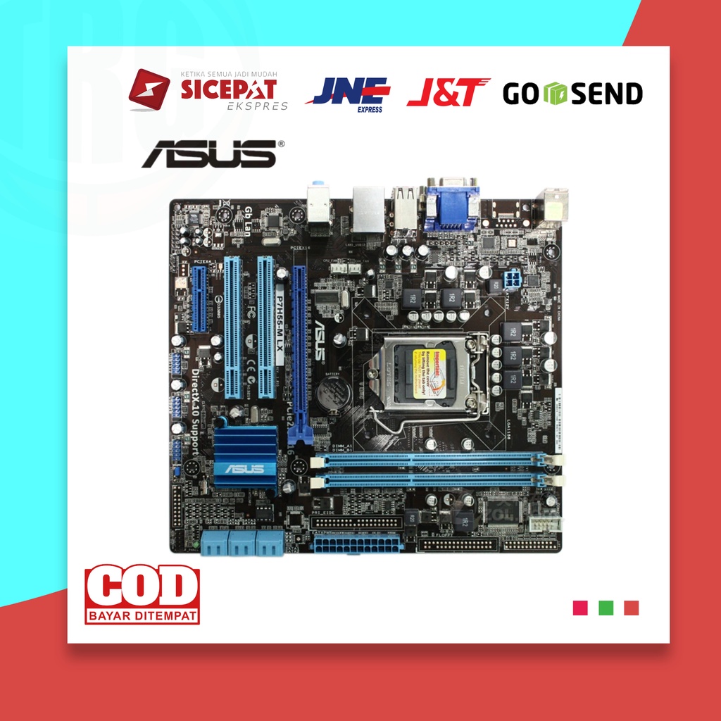Asus H55 Motherboard | Gigabyte LGA 1156 Second Like New | Shopee ...