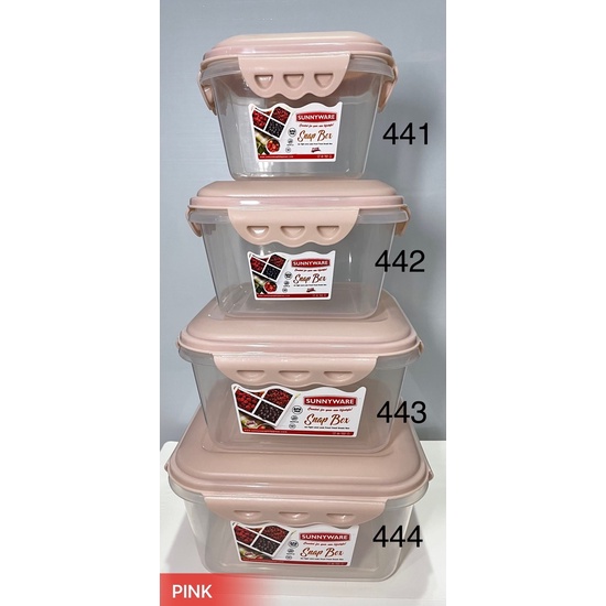 Snap Box Food Keeper 441, 442, 443 & 444 container PRICE PER PIECE ...