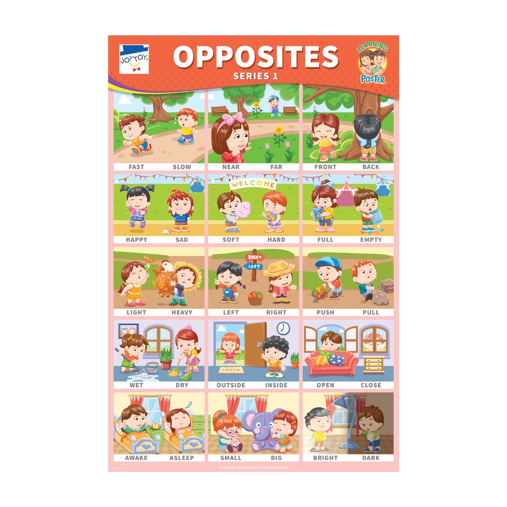 JOYTOY Opposites Poster - Series 1 | Shopee Philippines