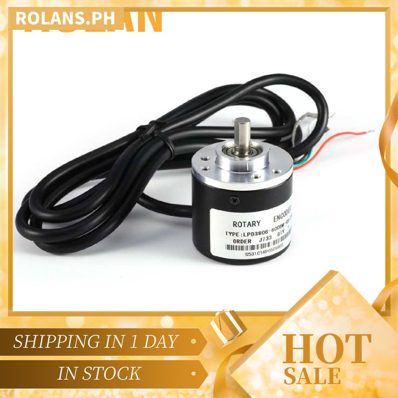 Rolan 600P/R Photoelectric Incremental Rotary Encoder 5V-24V AB 2 ...