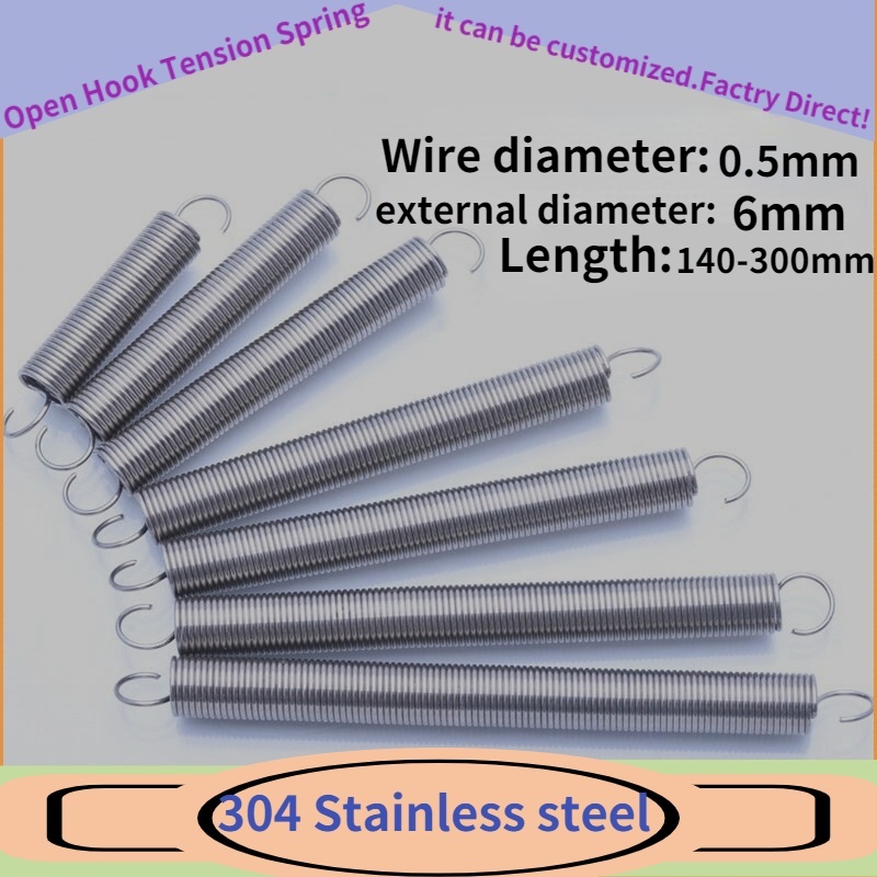 Fast delivery--Stainless Steel Helical Extension Spring Tension Spring ...