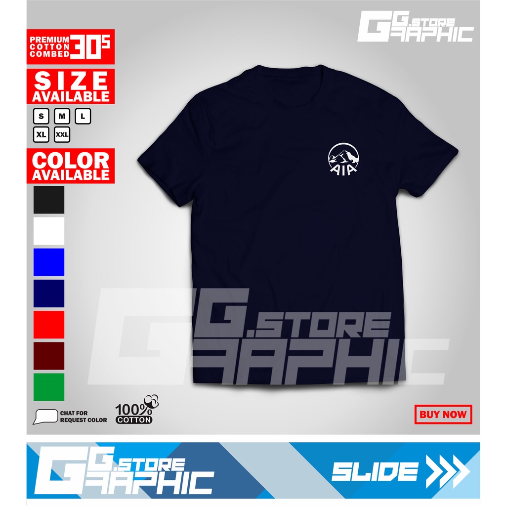 Quality AIA LOGO 02 T-Shirt | Shopee Philippines