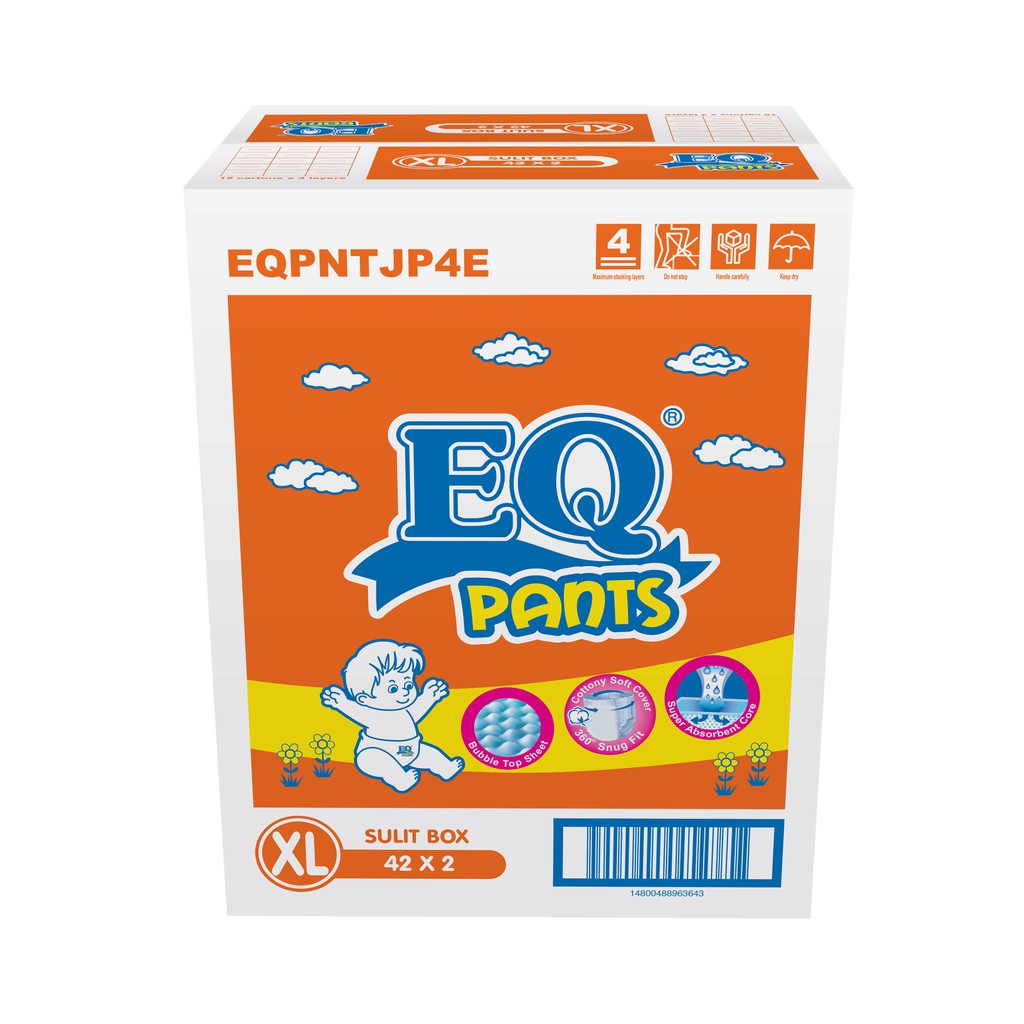 [Online Exclusive] EQ Pants Sulit Box XL 84s | Shopee Philippines