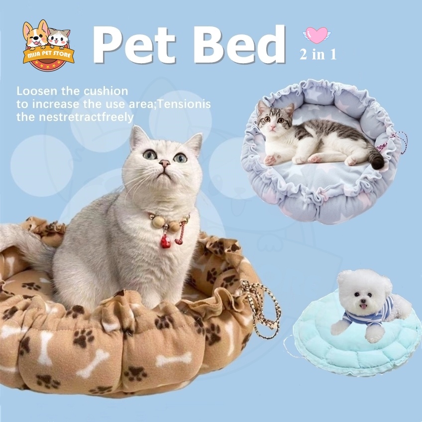 Cat Bed Dog Bed Mat Cat Bed Washable Sleeping Warm Soft Pet Mat Cat Mat ...