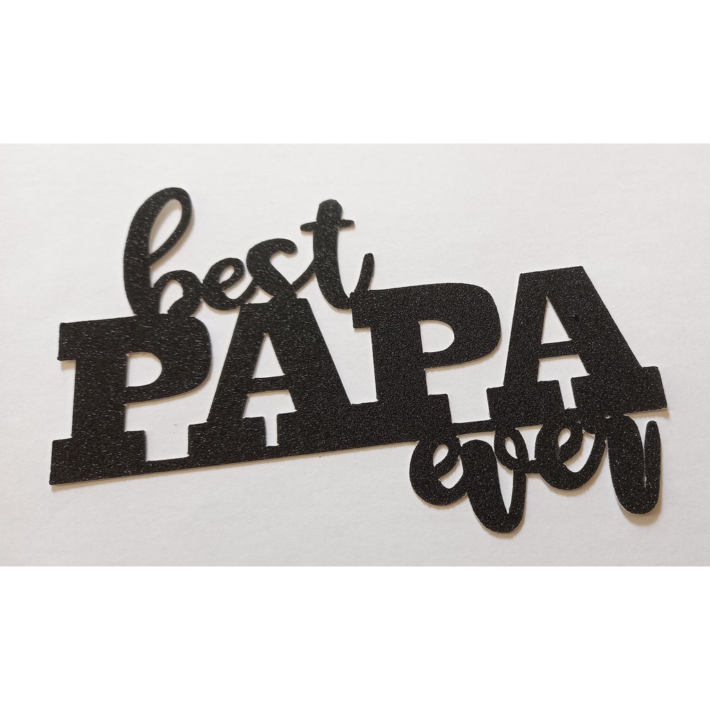 best papa dad tatay cake topper fathers day | Shopee Philippines