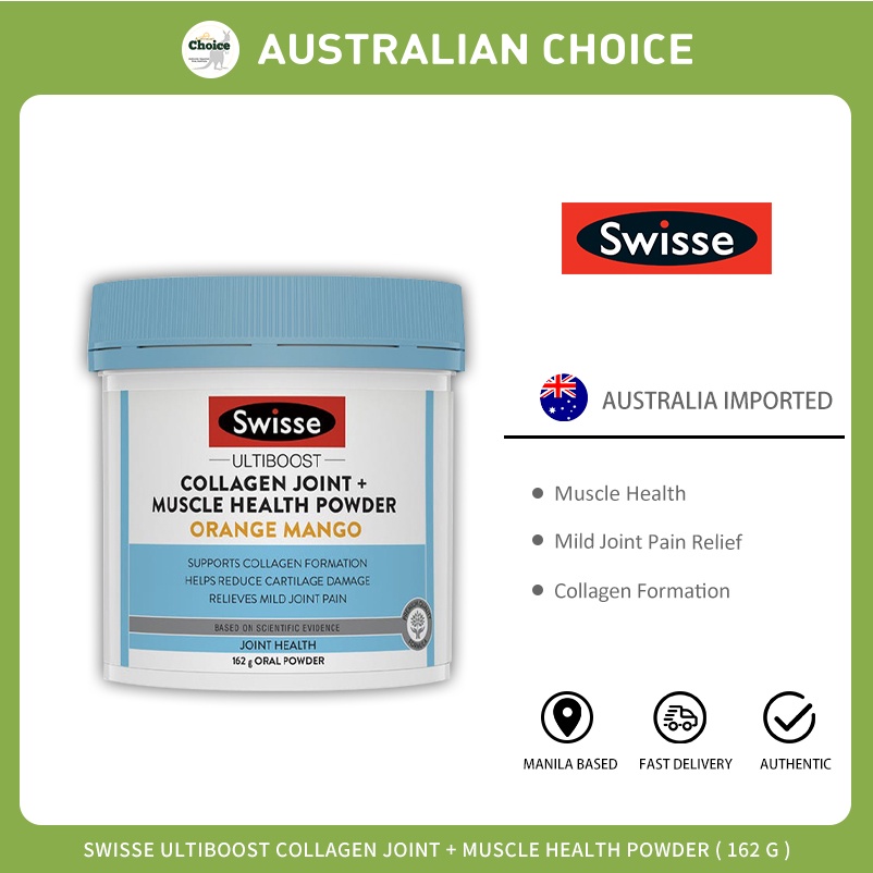 Swisse Collagen Joint + Muscle Health Powder 162g | Shopee Philippines