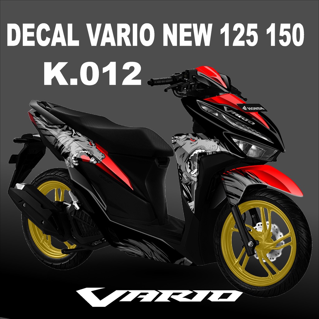 Full body decal sticker for vario motorbike, decal vario new 125/150 k ...