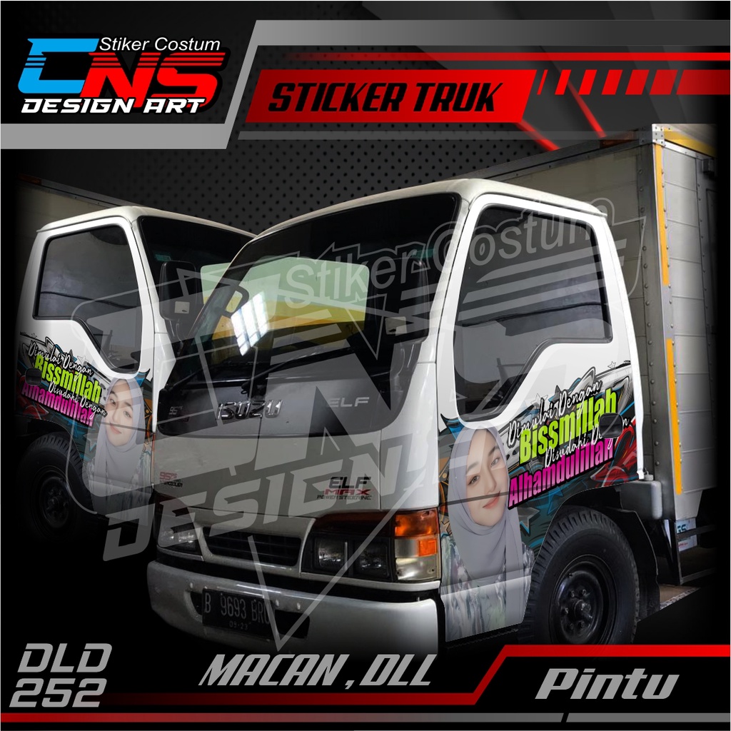 Front Door Sticker ISUZU NKR ELF Tiger Right Left Custom Photo ...