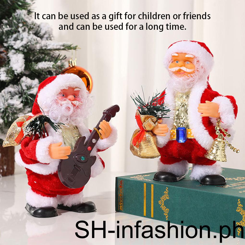 Christmas Santa Claus Party Music Doll Battery Operated Electrical ...