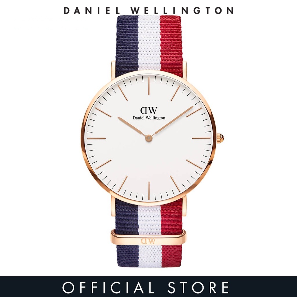 [2 Years Warranty] Daniel Wellington Classic Cambridge 40mm Nato Strap ...