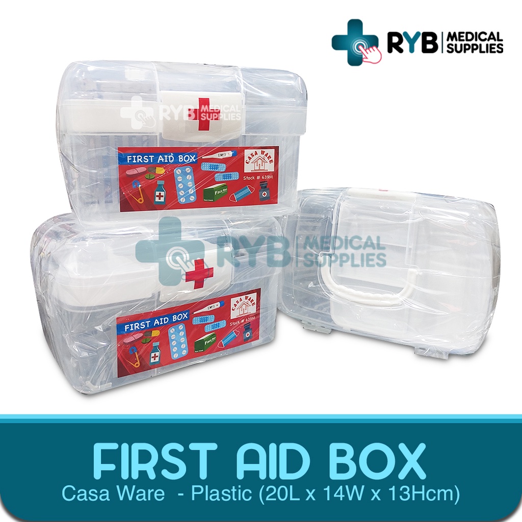 Small First aid box - Casaware Plastic | Shopee Philippines