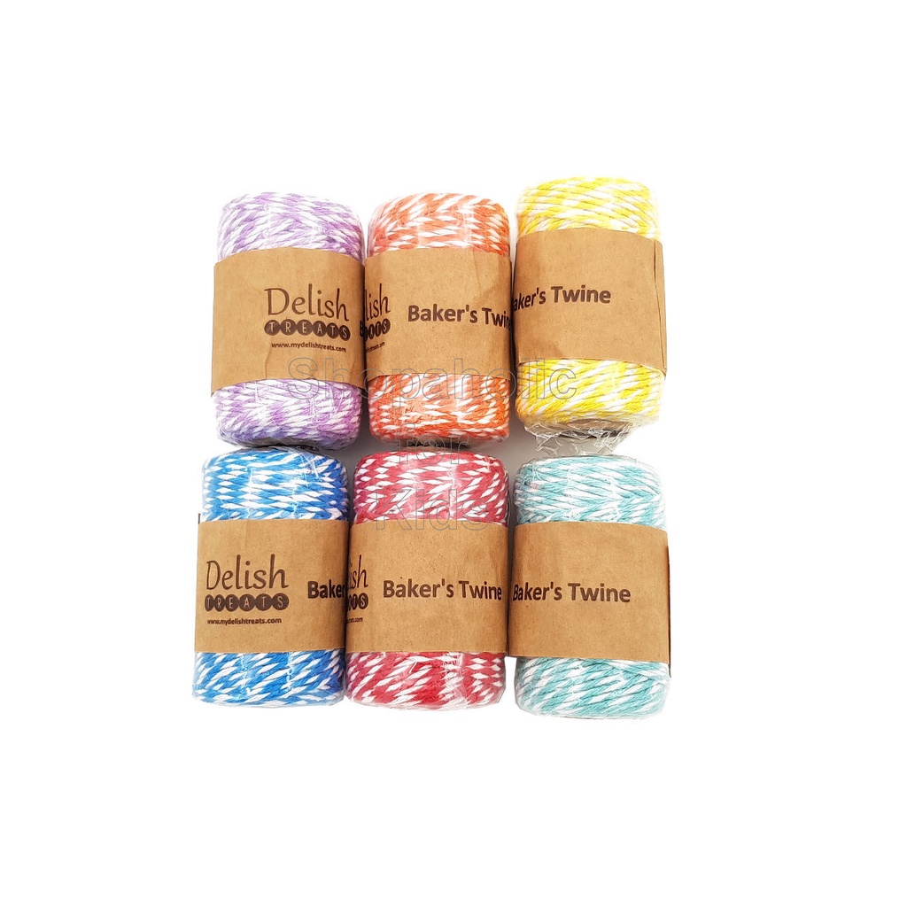 Delish Treats Baker's Twine 1 roll (30yrds or 27m) s4kph gift wrap ...