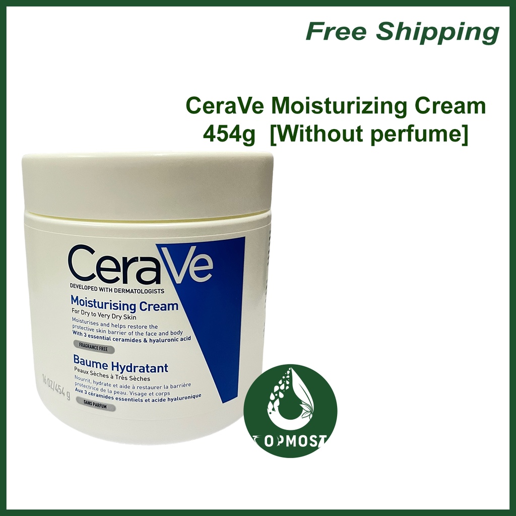CeraVe Moisturizing Cream 454g [Without perfume] | Shopee Philippines