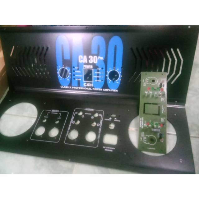 Ca 30+led power Plate Panel Front ca box Thick Iron Material | Shopee ...