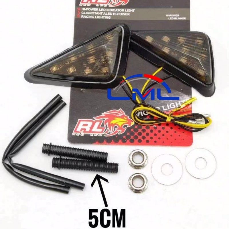Motor Signal Led Lamp Fairing Motorcycles Spare Parts Honda Tiga Segi ...