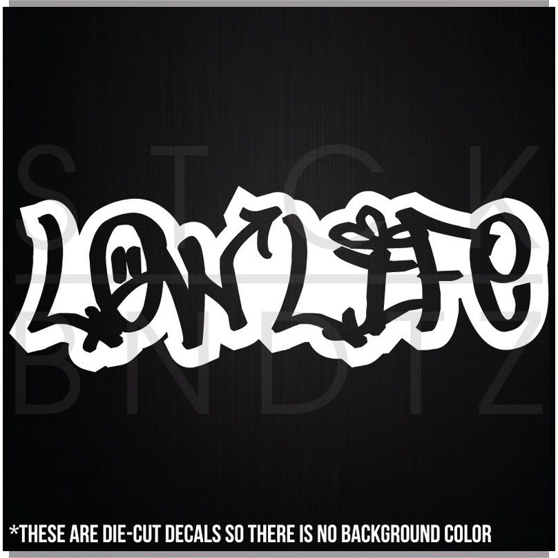 LOW LIFE JDM TURBO RACING CUTE FUNNY DECAL STICKER MACBOOK CAR WINDOW ...