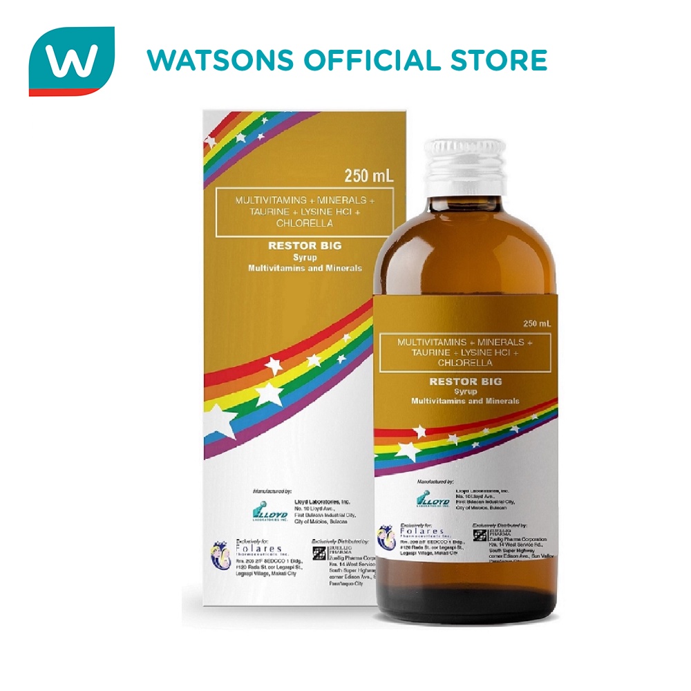 RESTOR Big Syrup 250ml | Shopee Philippines