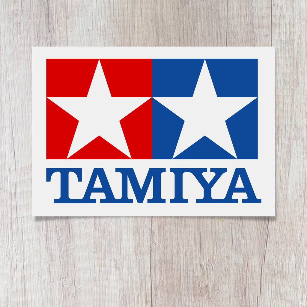 Tamiya logo, vinyl laminated sticker | Shopee Philippines