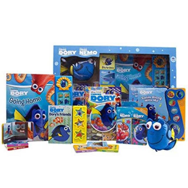 Disney's Finding Dory & Finding Nemo Deluxe Read & Play Gift Set ...