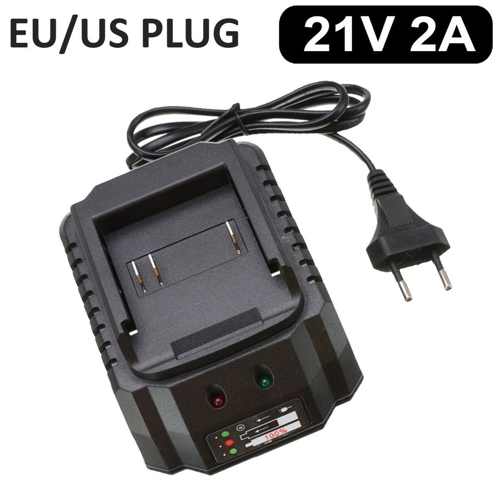 18V 21V 2A Lithiu-m Battery Charger Power Tool Portable High Power ...
