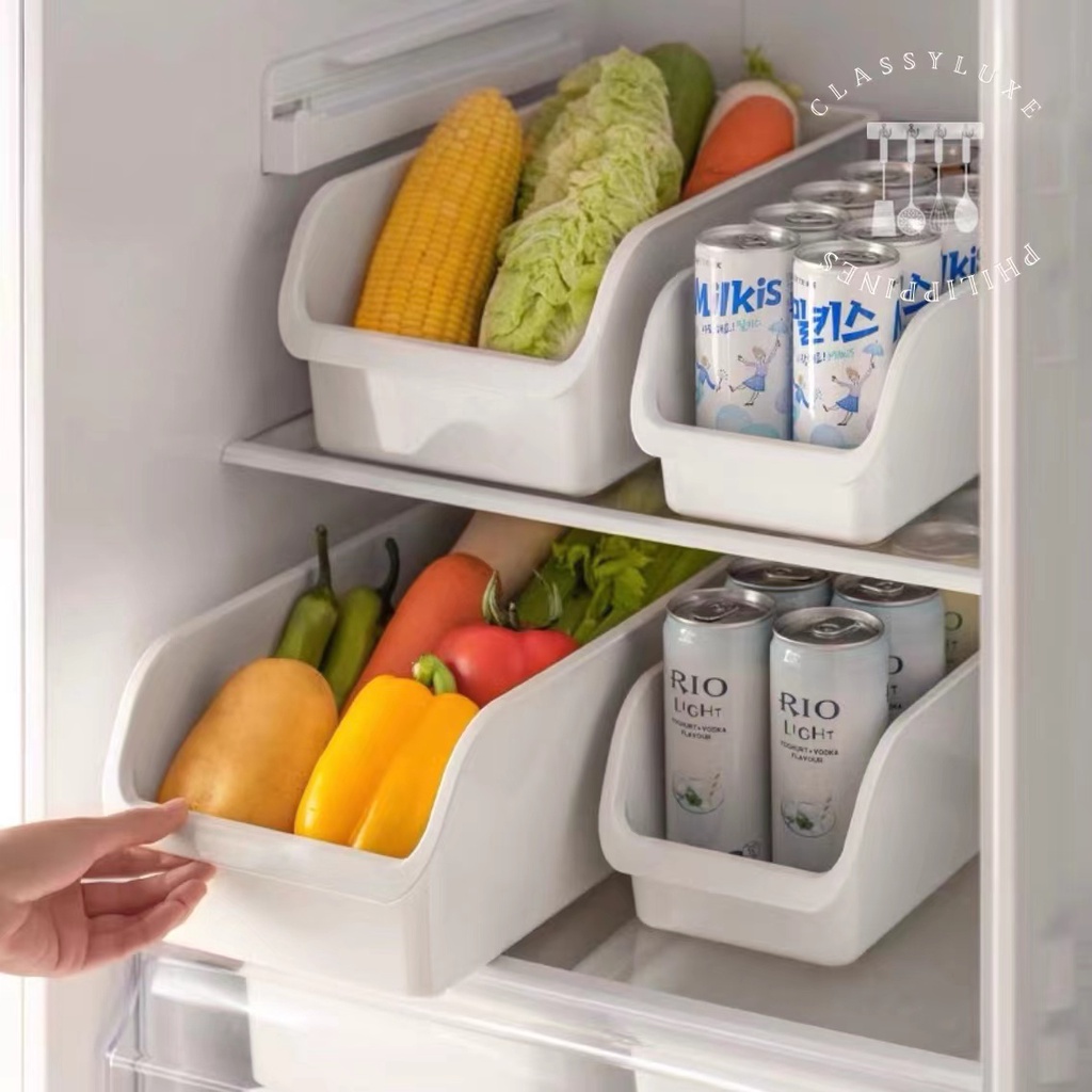 KITkitchen Refrigerator Storage Box Food Grade Fruits Vegetable Egg ...