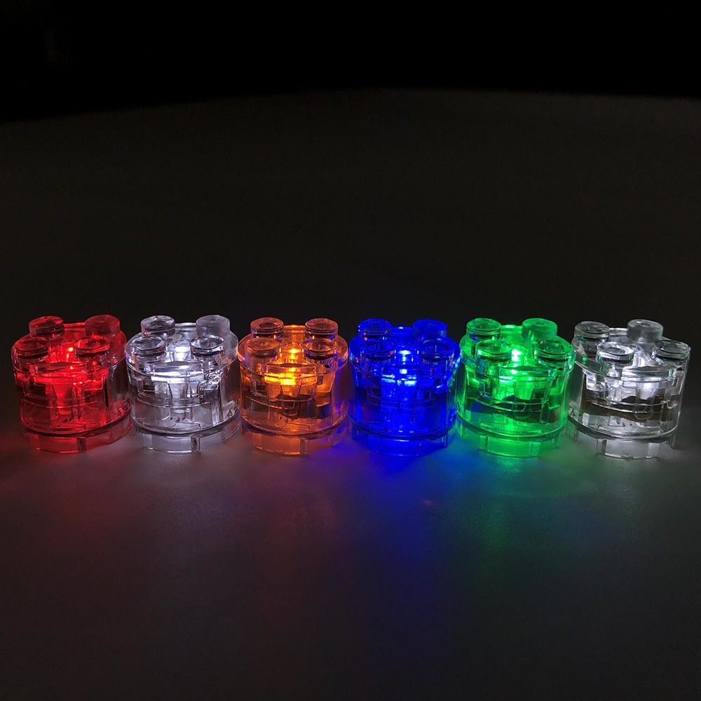 LED Small Particle Assembly Building Block Parts Flash Luminescent ...