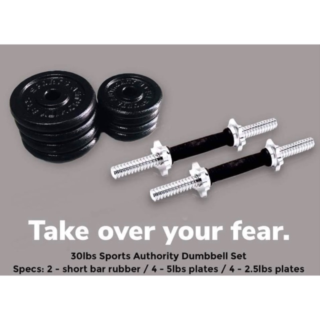 30 pounds lbs dumbbells pair metal dumbells weights set | Shopee ...