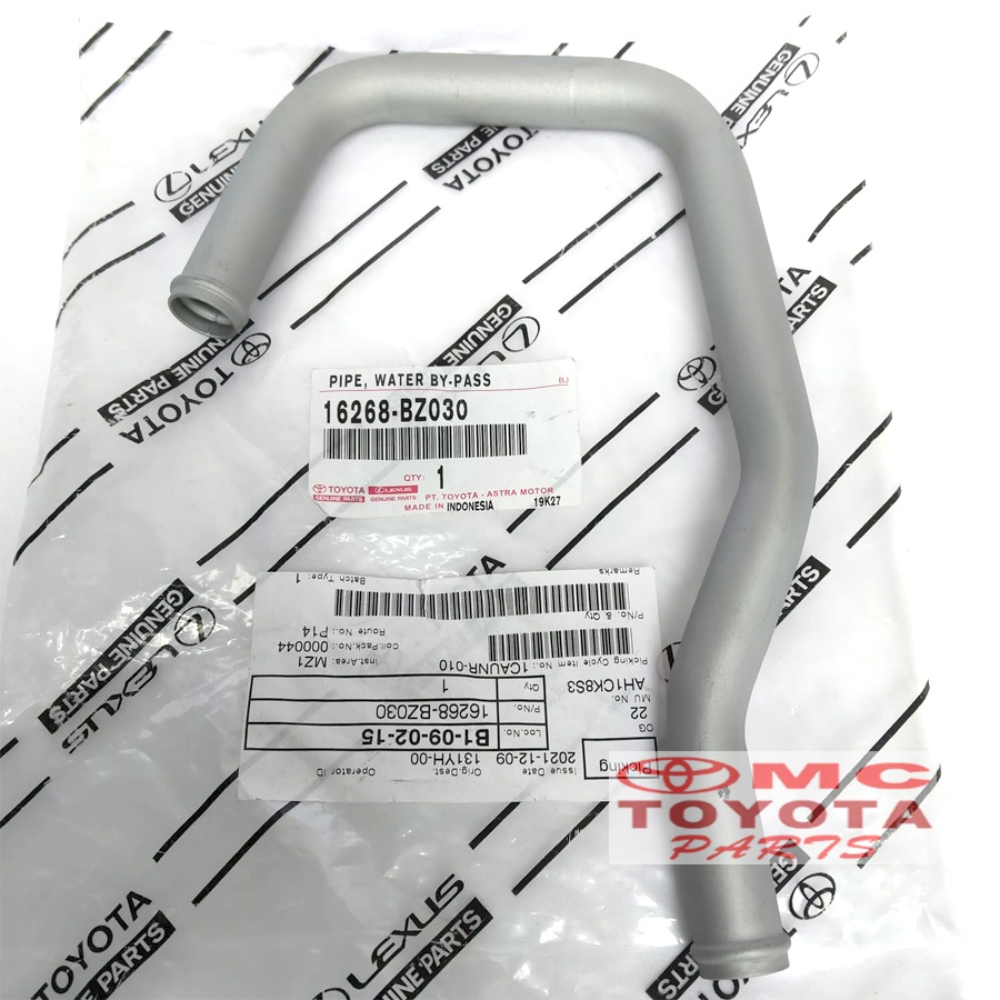 Pipe Water Pipe Hose By Pass Avanza Xenia Rush Terios 16268-BZ030 ...