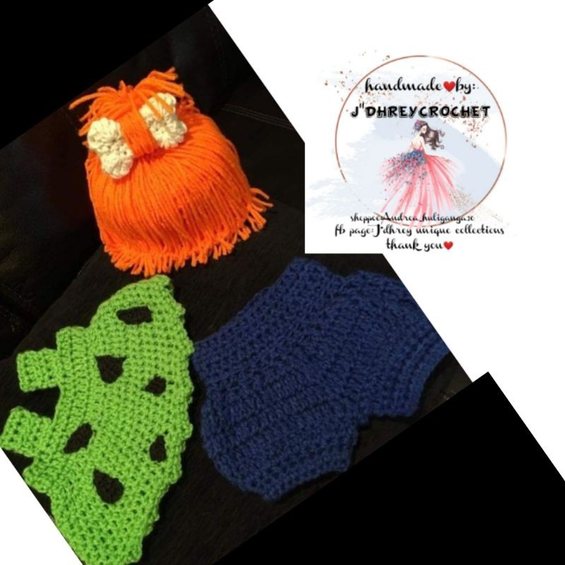 set outfit crochet(0-12 months) | Shopee Philippines